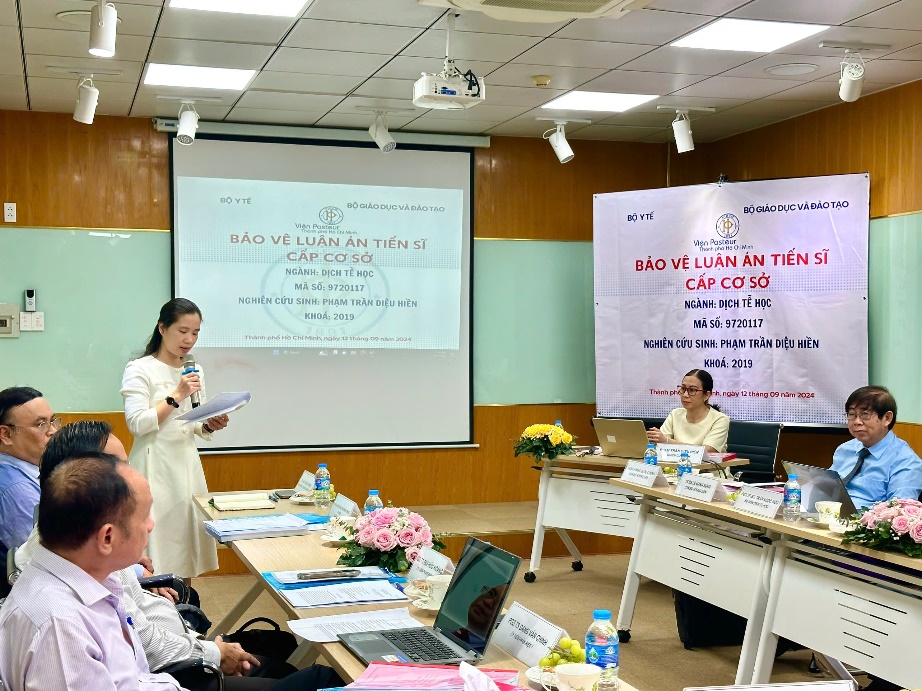 HỘI ĐỒNG ĐÁNH GIÁ LUẬN ÁN TIẾN SĨ CẤP CƠ SỞ NGHIÊN CỨU SINH PHẠM TRẦN DIỆU HIỀN, CHUYÊN NGÀNH ...